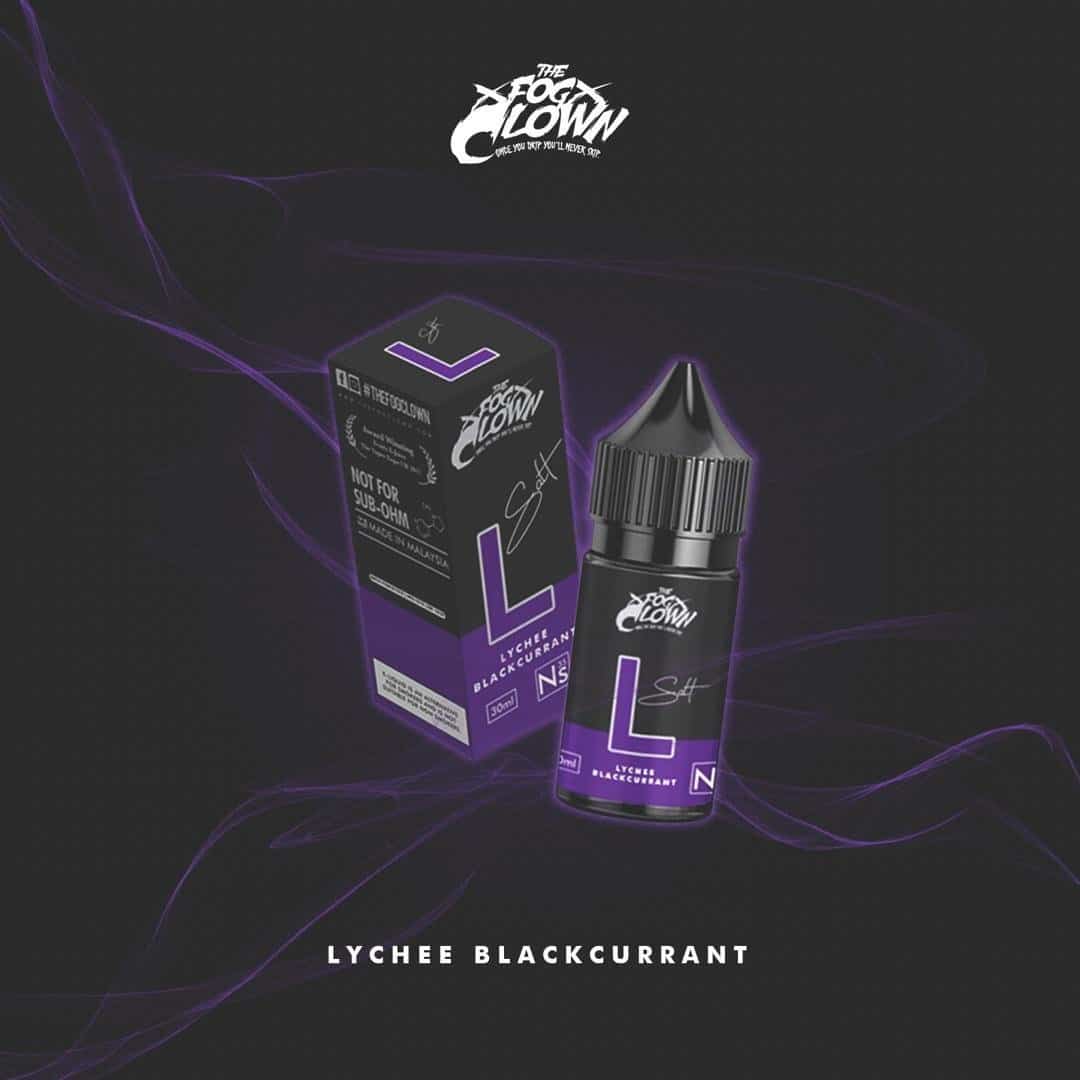 Fog Clown - Lychee Blackcurrant Salt Nicotine - Vape Vandal - Best vape ...