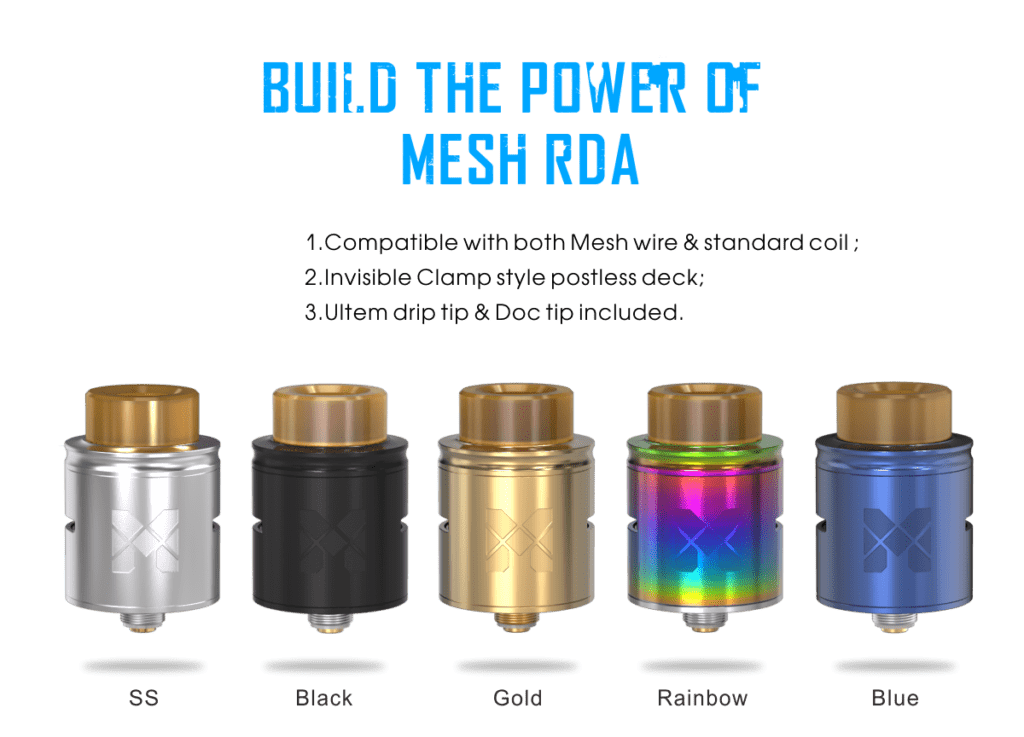 Vandy Vape - Mesh RDA - Vape Vandal - Best vape e-liquids, disposable ...