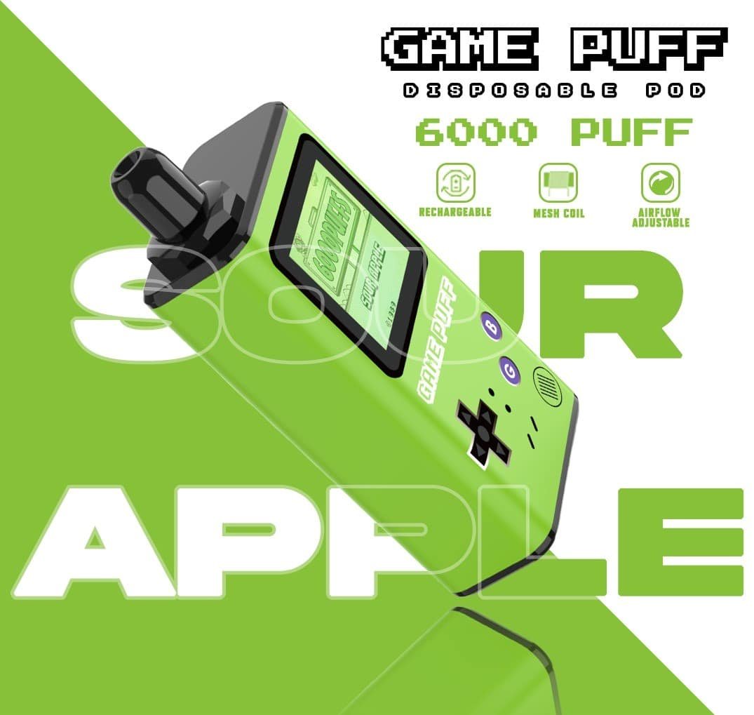GAME PUFF 6000 PUFFS DISPOSABLE VAPE POD - Vape Vandal - Best vape e ...
