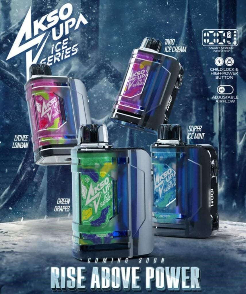 AKSO SUPA DISPOSABLE VAPE POD 9500 PUFFS - Vape Vandal - Best vape e ...