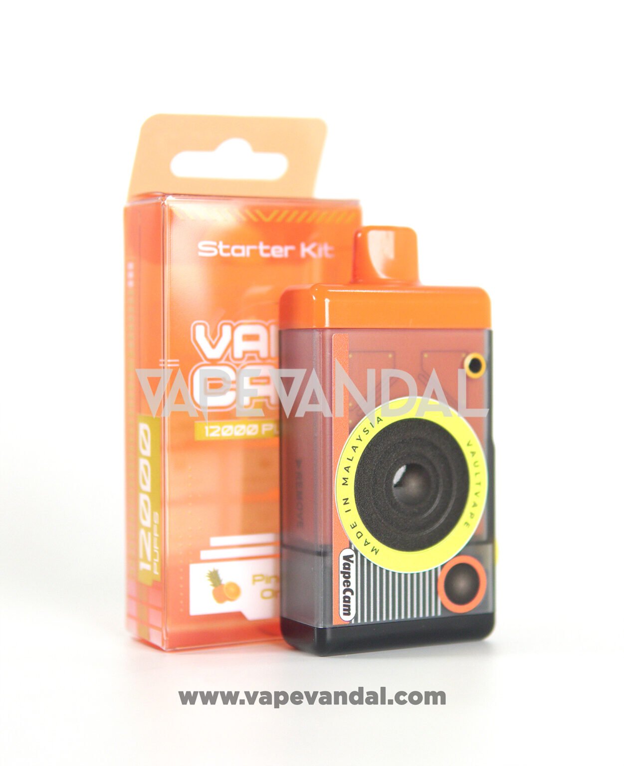 VAPE CAM DISPOSABLE VAPE POD 12,000 PUFFS (Starter Kit) - Vape Vandal ...
