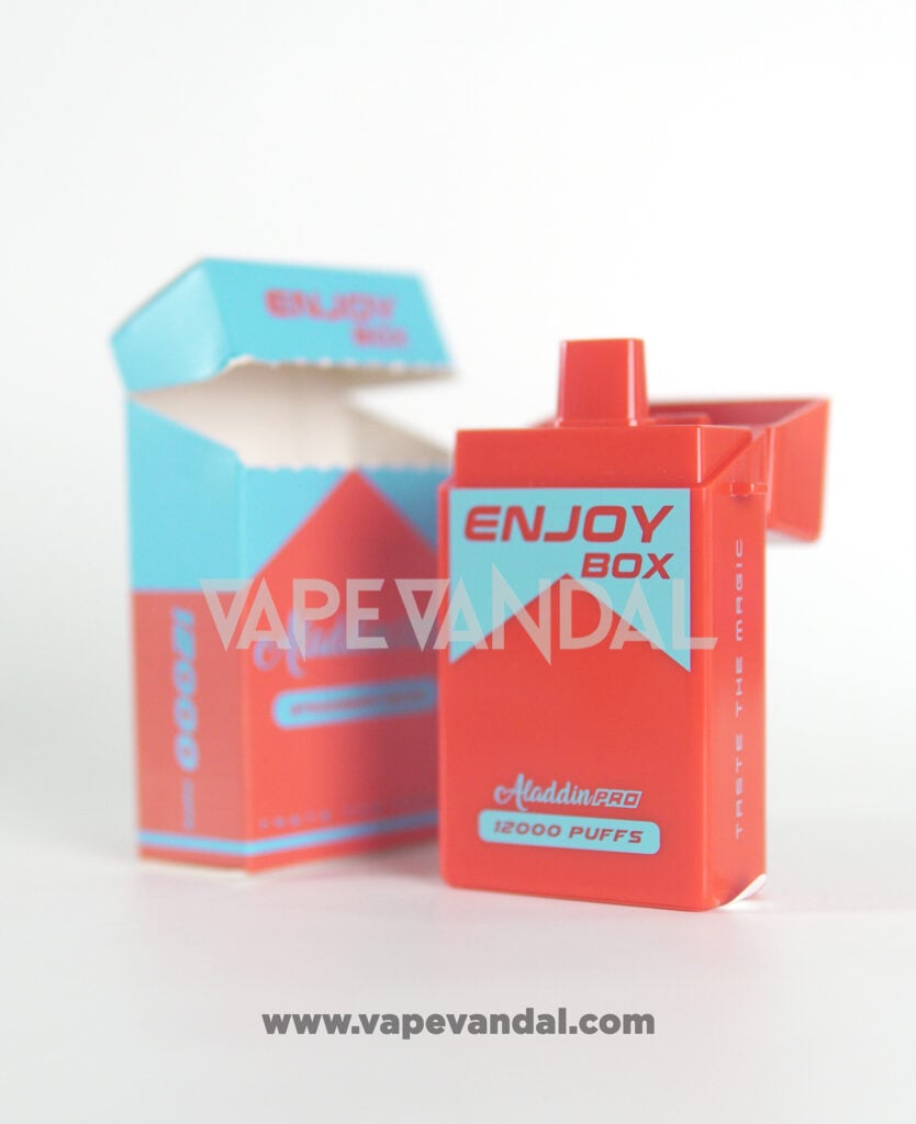 ENJOY BOX BY ALADDIN DISPOSABLE VAPE POD 12,000 PUFFS - Vape Vandal ...