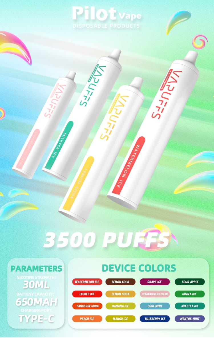PILOT VAPE DISPOSABLE VAPE POD 3500 PUFFS - Vape Vandal - Best vape e ...