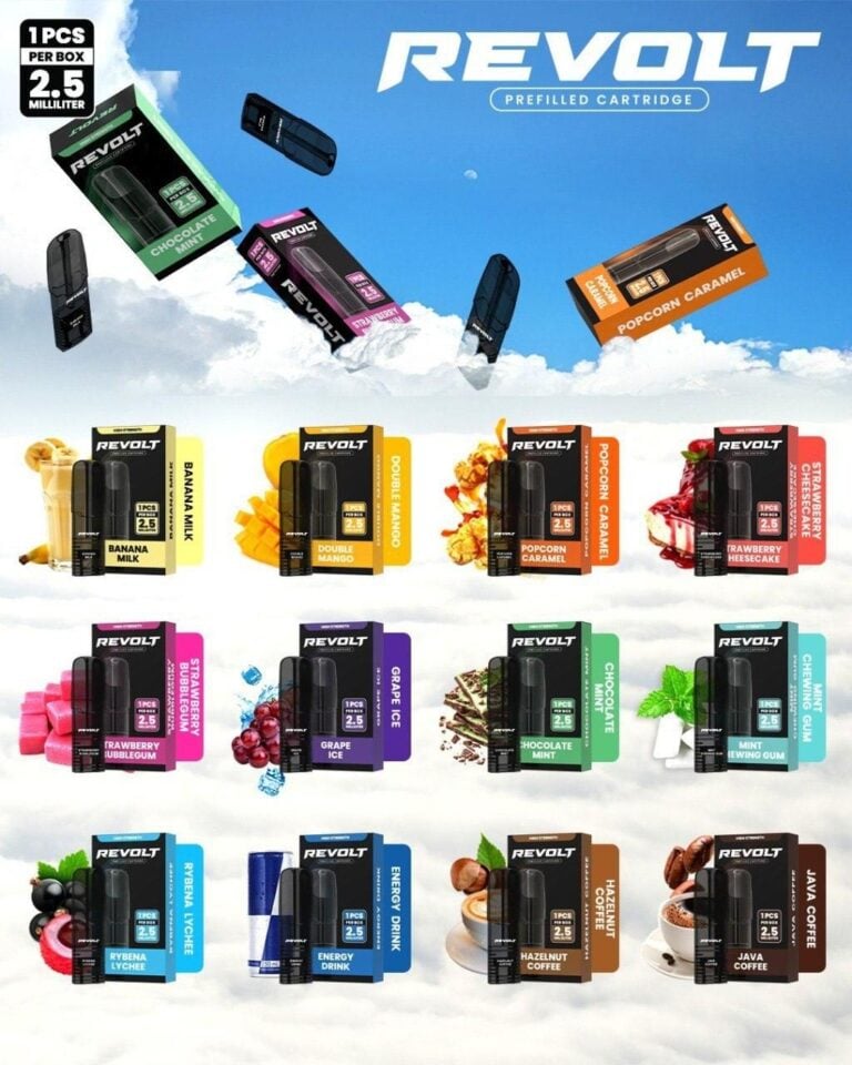 REVOLT CARTRIDGE BY VOLT BAR (COMPATIBLE WITH NANOSTIX DEVICE) - Vape ...